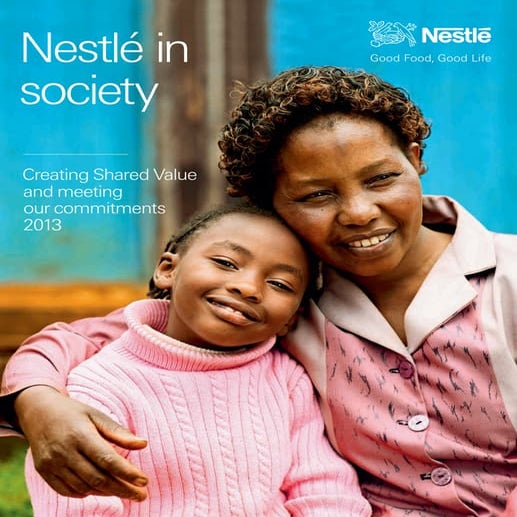 Nestle 2013 creating shared value report | PDF