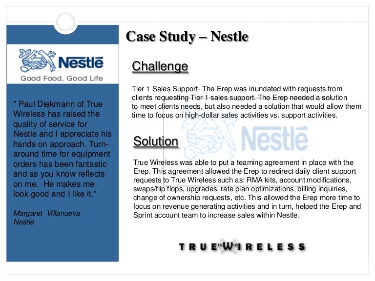 Nestle Case Study