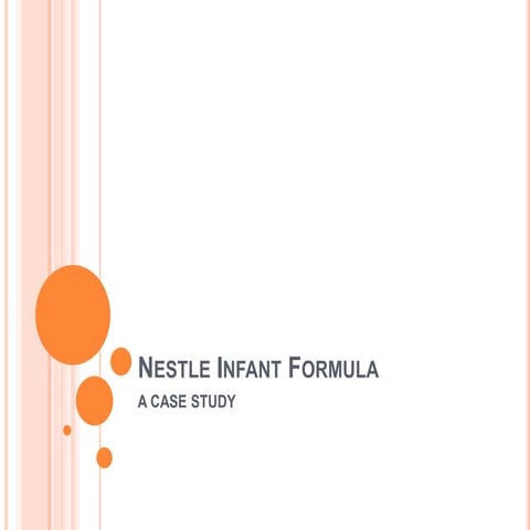 Nestle Infant Formula | PPTX