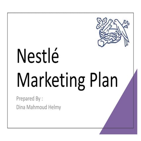 Presentation of Nestle Marketing Plan.pptx