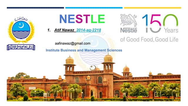 Nestle- Company profile | PPTX