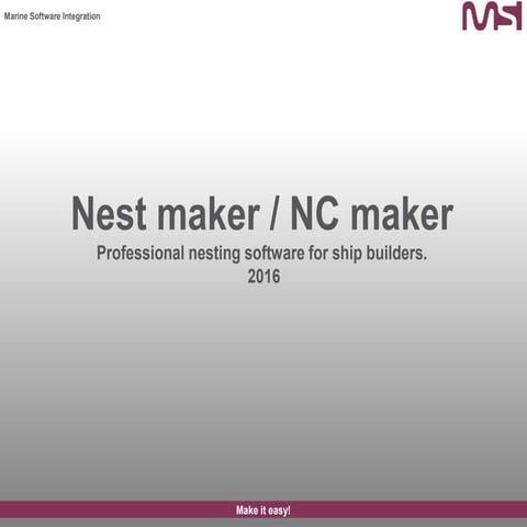 Nest Maker presentation | PPT