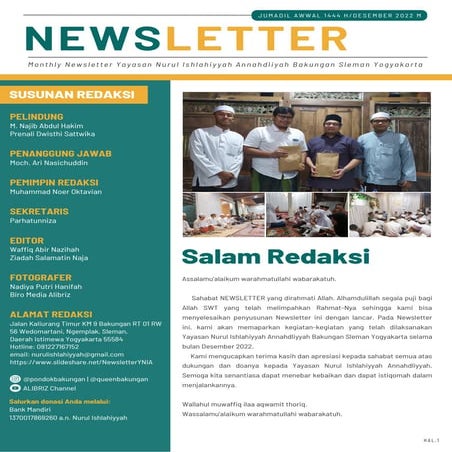 Newsletter Edisi 8 I Desember 2022 | PDF