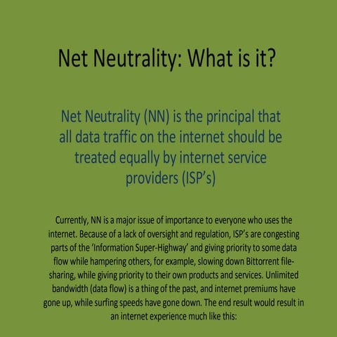 Net Neutrality 03 | PPT