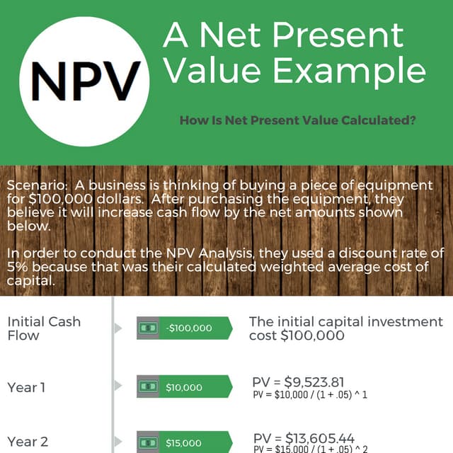 Net Present Value Infographic | PDF