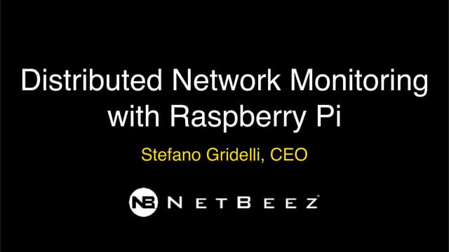 Netbeez Distributed Network Monitoring With Raspberry Pi Pdf