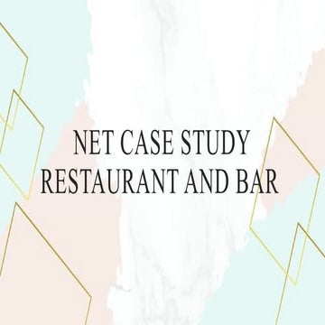 Net case study.pptxdwxefdxwefwxrefregvtrehty | PPT