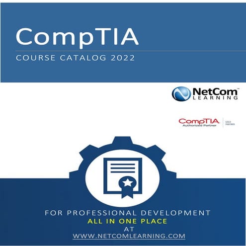 Comptia Course Catalog Netcom Learning Pdf