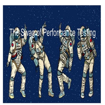 The sWag of performance Testing | PPTX