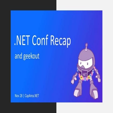 NET Conf 2023 Recap | PPT