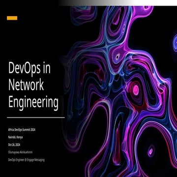 Devops In Network Engineering Network Automation Using Devnet Ppt 1579