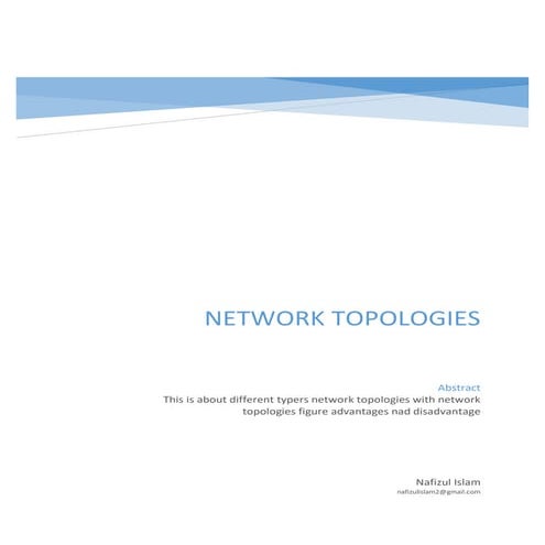 Network topology | PDF | Computer Networking | Computing