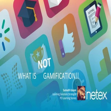 Netex Webinar | What is NOT gamification [EN] | PPT