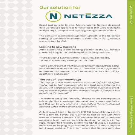 Netezza Case Study | PDF