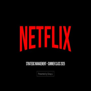 NETFLIX.pdf presentation from netflix group | PDF