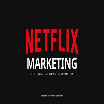 MRK634 ZTT Netflix Marketing Presentation | PPTX
