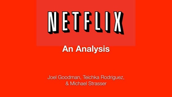 Company Presentation - Netflix | PDF