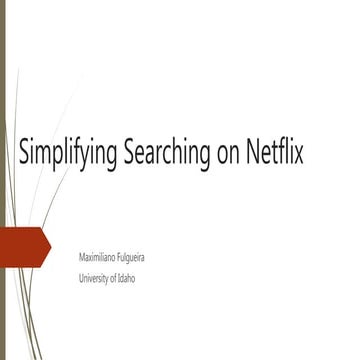 Netflix search | PPT