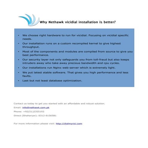 Nethawk installation | PDF