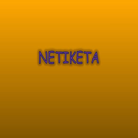 Netiketa | PDF