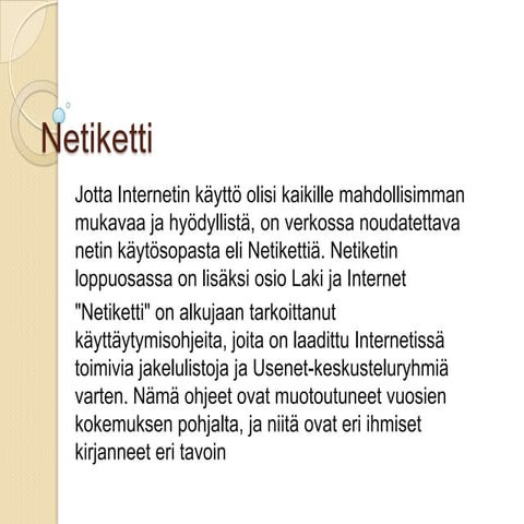 Netiketti | PPT