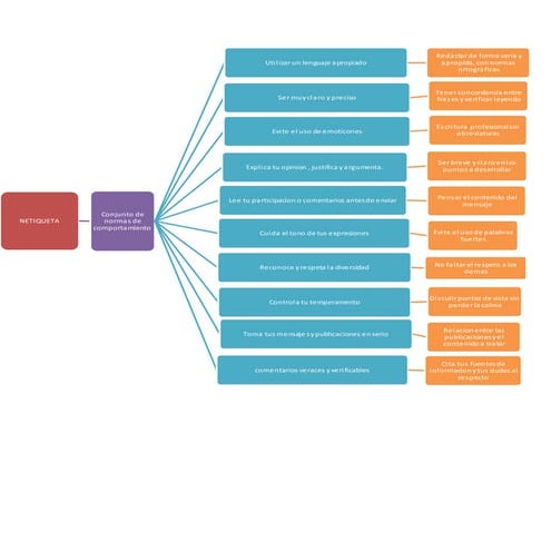 Netiqueta mapa conceptual | DOCX