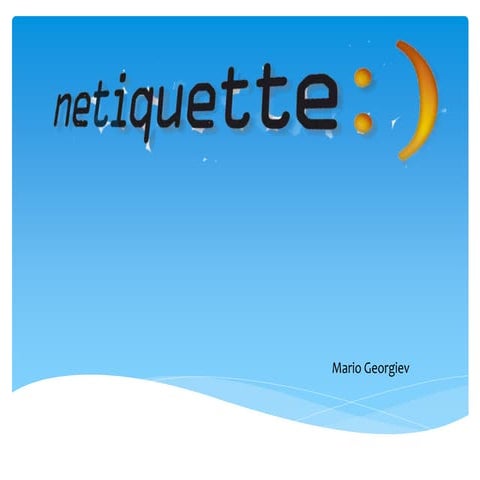 NETIQUETTE | PPTX