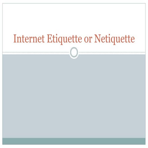 Netiquette.ppt