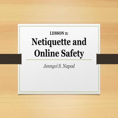 Netiquette.pdfictzksjsjsjdjdjdjdjsjslaka | PDF