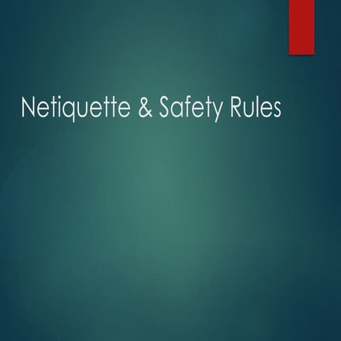 Computer Laboratory Rules | PPT