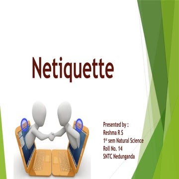 Netiquette Seminar.technology.1st sem.ppt