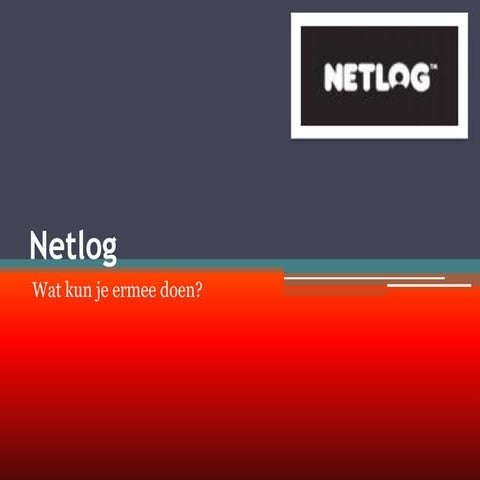 Netlog Ppt | PPTX