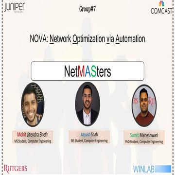 SDN Throwdown 2019 Winners - Team NetMasters | PPT