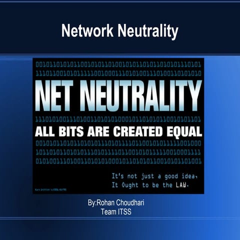 Net neutrality | PPT