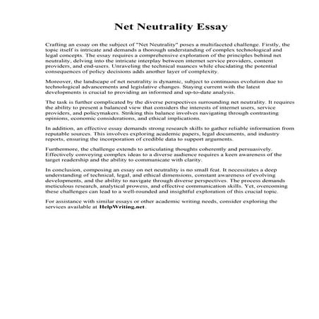 Net Neutrality Essay.pdf