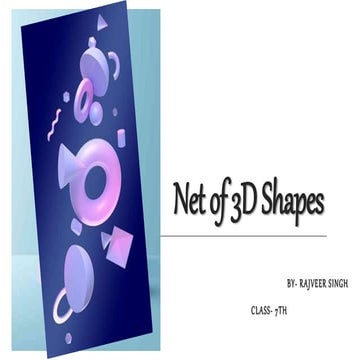 Net of 3D shapes | PPTX