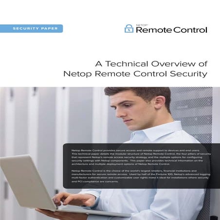 Netop Remote Control Security Overview | PDF