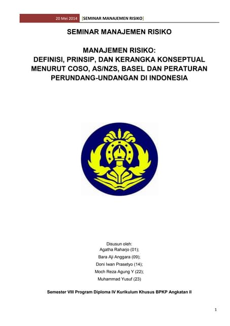 Enterprises risk management-Manajemen Risiko Perusahaan.pptx