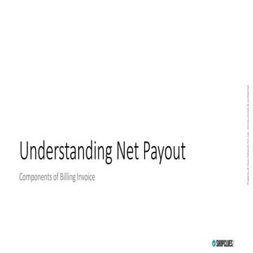Net payout | PPT