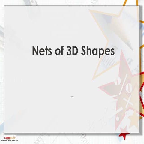 GRADE 6 NETS OF SOLID FIGURES, DEFINITION, AND REAL-LIFE EXAMPLES | PPTX