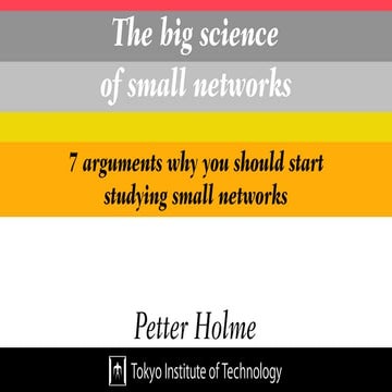 The big science of small networks | PDF