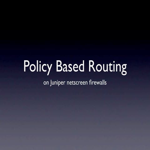 Netscreen Policy Based Routing Key Computer Networking Computing 4334