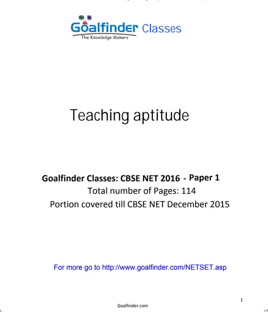 PPT on Teaching aptitude | PPTX | Educational Assessment | Education