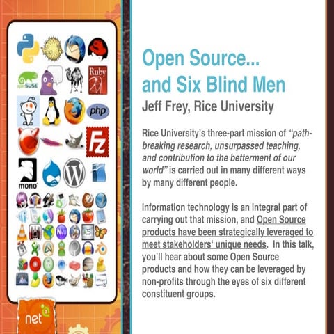 Jeff Frey from Rice University Talks Open Source Technology for Non ...