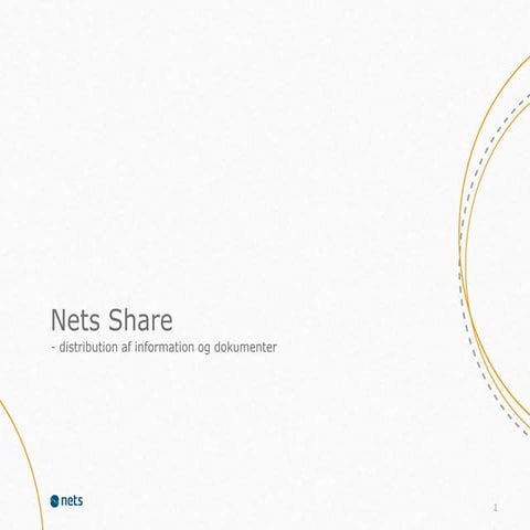 Nets share document distribution | PPTX