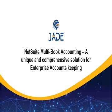 NetSuite Multi-Book Accounting Overview | PPT