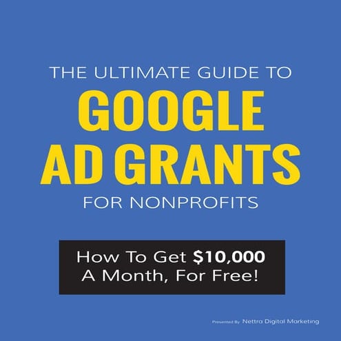 The ultimate guide to Google Ad Grants for nonprofits | PDF