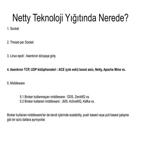 Netty Tanıtımı | PPT