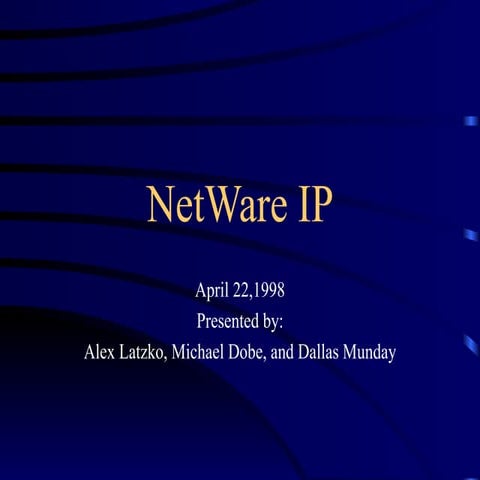 Rutgers - Netwareip | PPT