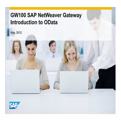 Netweaver Gateway Introduction To Odata Ppt 6774